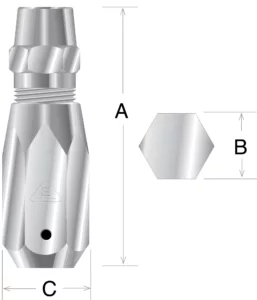 Swageless Drum Socket (Button) Fitting | Electroline