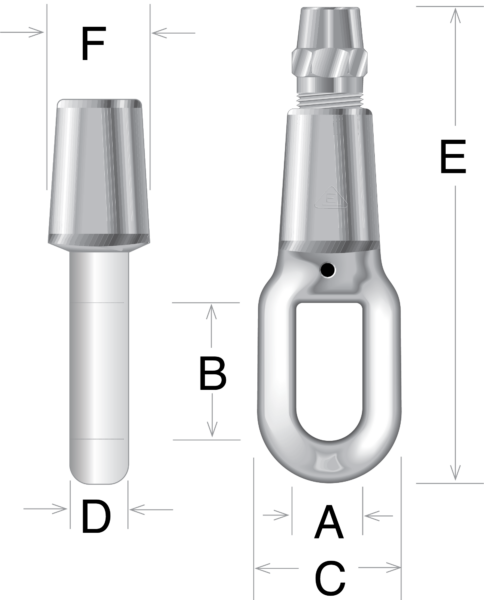 Oval Eye Wire Rope Fitting, Quick and Reliable | Electroline